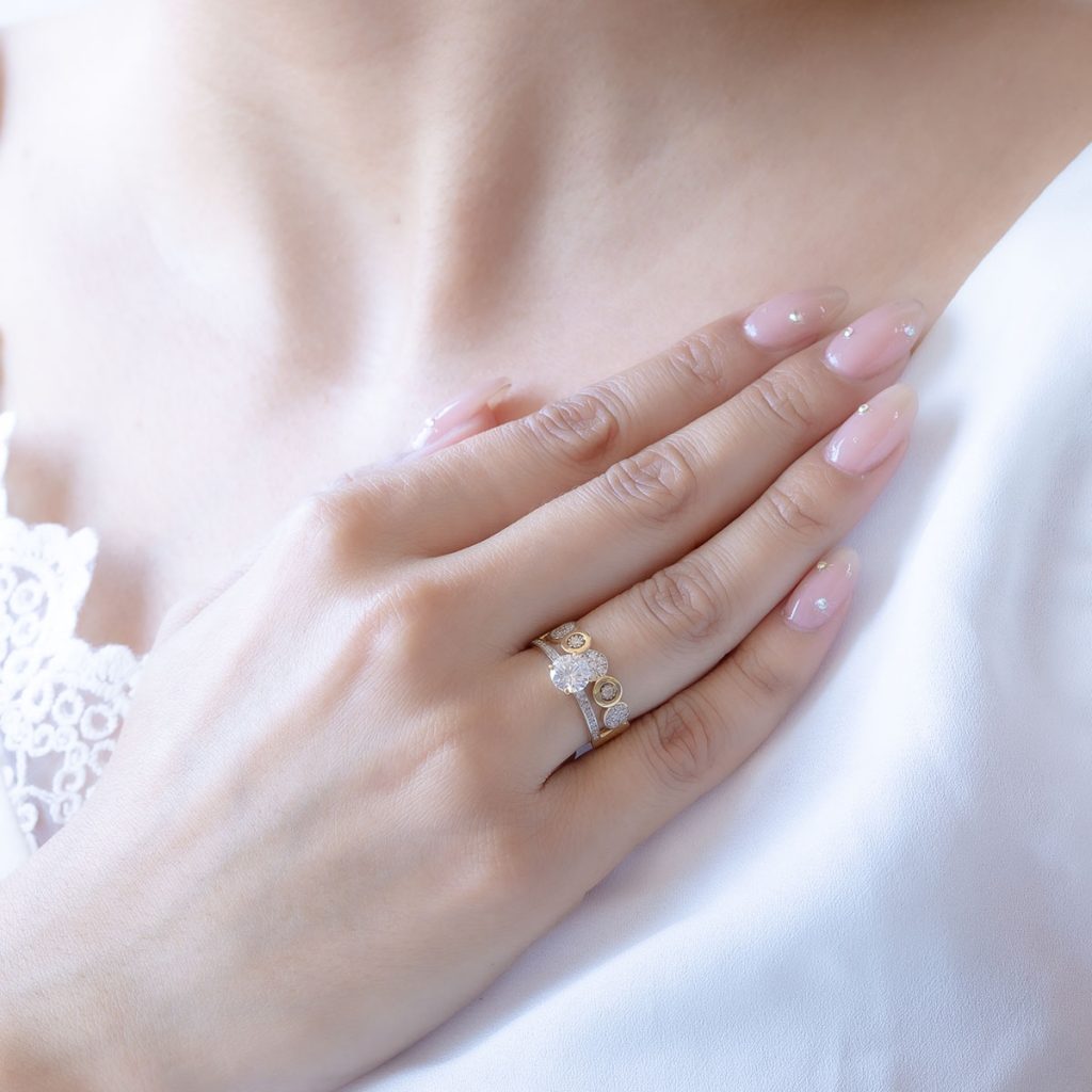 Anillo de Compromiso Oro Alianza Infinito | Abba Joyas