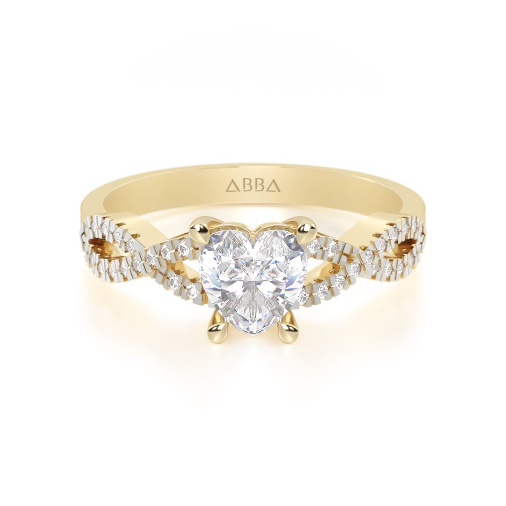 Anillo de Compromiso Oro Corazón Infinito | Abba Joyas